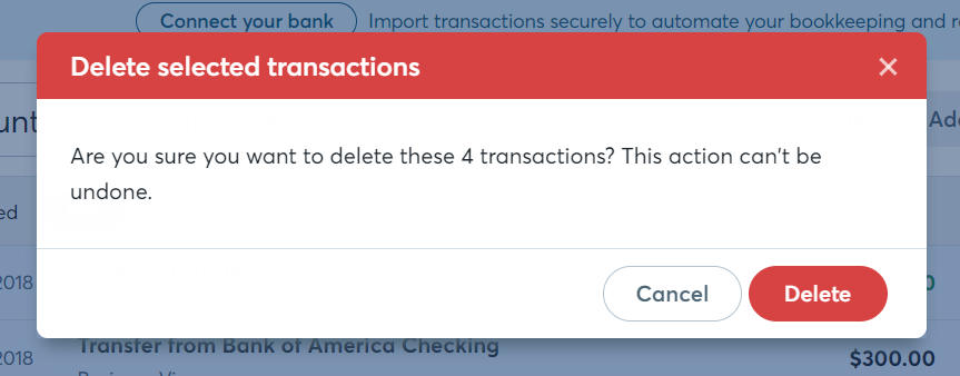 How to use bulk actions on transactions – Help Center