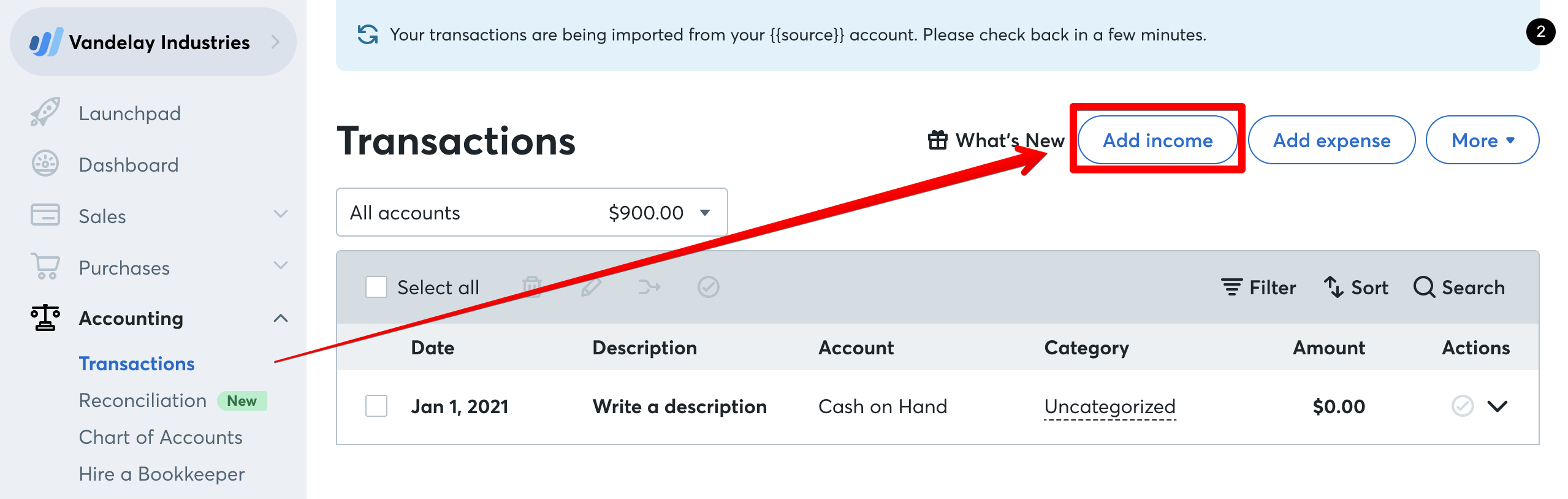 How To Add An Income Transaction Help Center how-to-add-an-income-transaction-help-center
